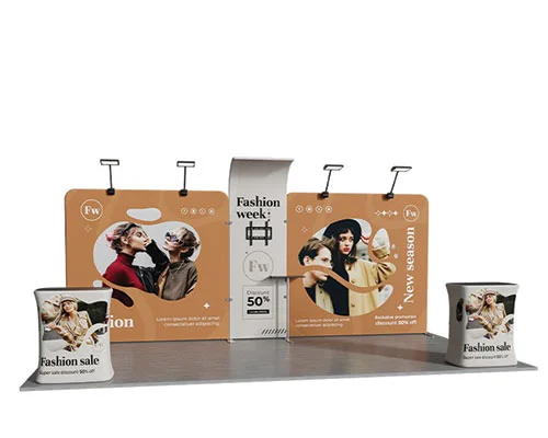 20 Ft Trade Show Booth – Large Trade Show Display Kits