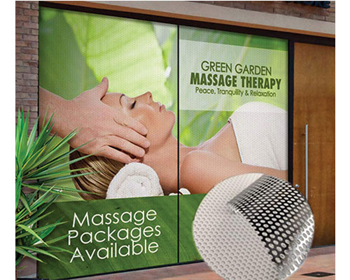 Perforated Window Signs | Custom Window Decals for Branding