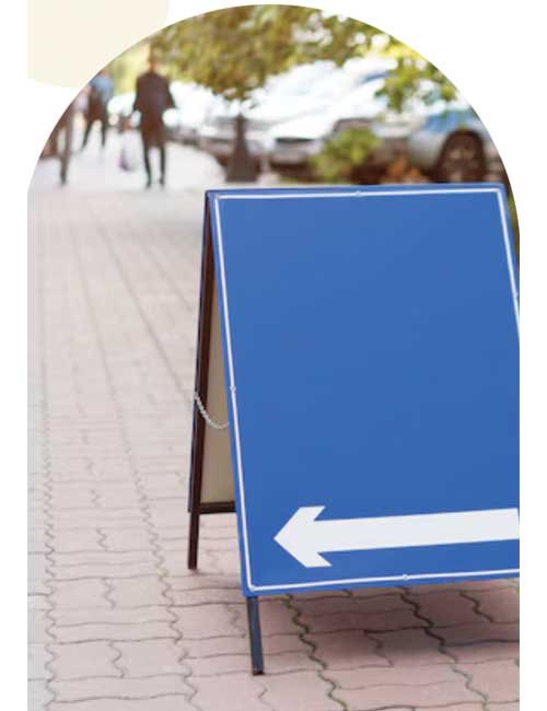 Sidewalk Signs,Sandwich Board, Signicade,Outdoor, A Frame