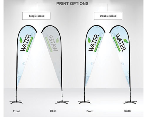 Custom Teardrop Flags | Dynamic Outdoor Advertising